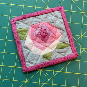 Rose Foundation Paper Piecing Pattern - Etsy