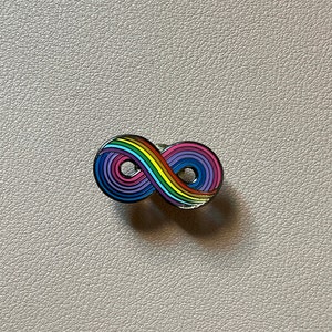 Infinitely Bisexual Pin Subtle Bi Pride Accessory LGBT Gay | Etsy UK