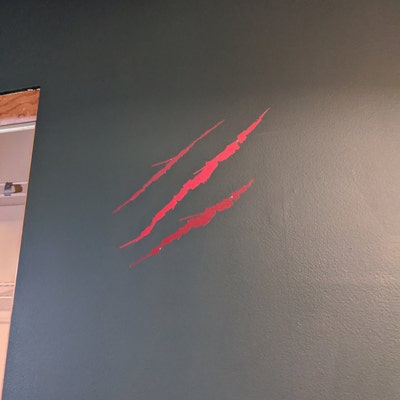 CLAWS WALL DECAL, Horror Wall Sticker, Halloween Wall Decal, Horror ...