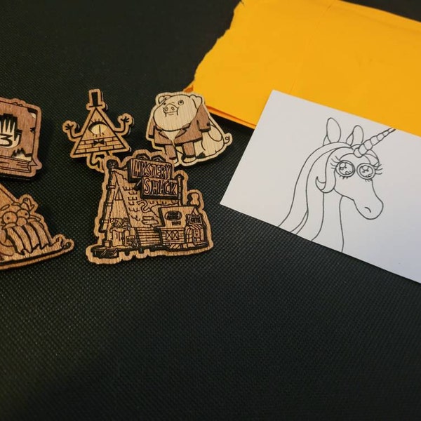 Gravity Falls Pins - Etsy