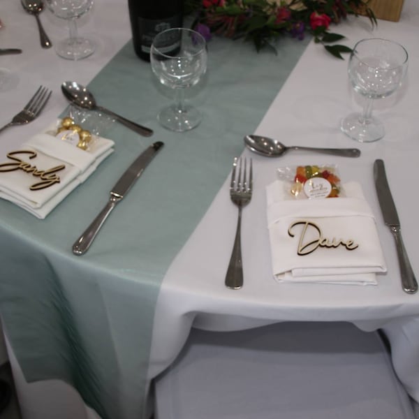 Personalised Place Names | Wooden Place Names | Unique Wedding Favours ...