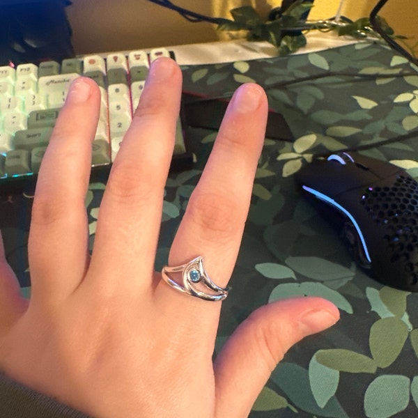 Sage Ring,game Ring,sage and Jett Gamer Jewelry,silver Plated Ring ...