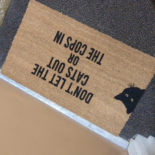 Welcome Hope You Like Plants Door Mat welcome Mat Housewarming Gift ...