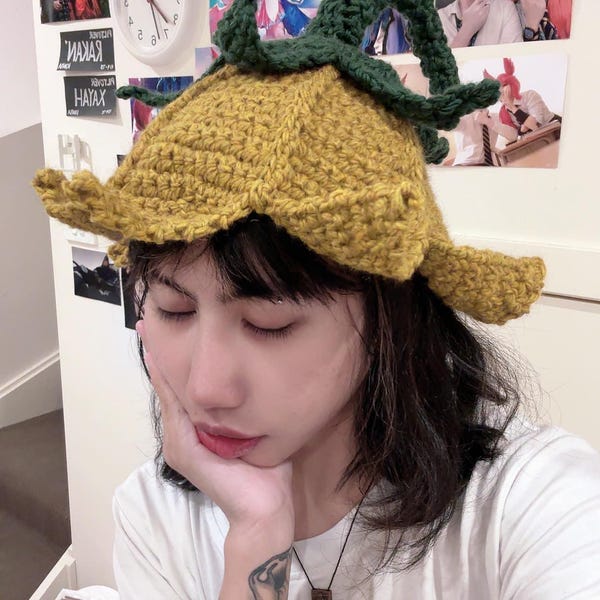 Fairy Flower Hat Crochet Pattern PDF - Etsy