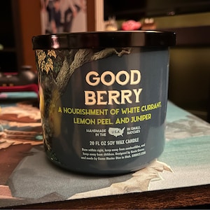 Goodberry Gaming Candle Geek Gift RPG Gamer Dnd Ranger Druid White ...