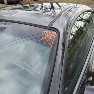 Spider Web Decal Halloween Decals for Car Spooky Bitch Goth Car Decal ...