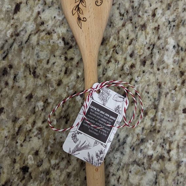 Kitchen Wizard Wooden Spoon Harry Potter Inspired Kitchen Decor Gift ...
