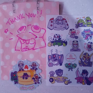 TF MTMTE TFA Starscream Sticker Sheets - Etsy