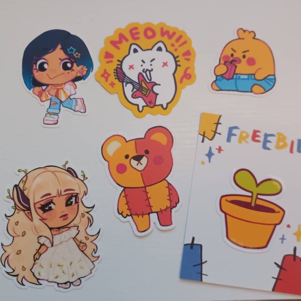 Cute Animals Stickers Waterproof Matte Vinyl Laminated, Diecut Sticker ...