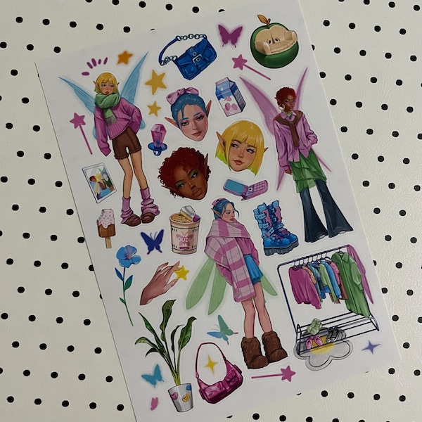 Rumi Huntrix Sticker Sheet: Kpop Anime Fan Art - A6 Paper Stickers - Etsy