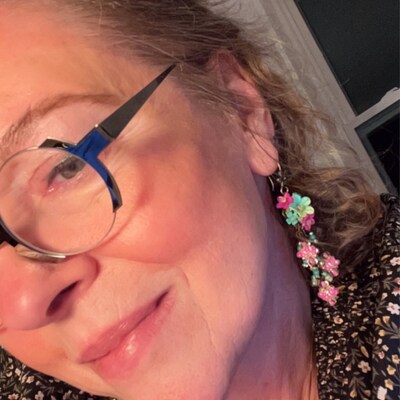 COLLEEN TOLAND MULTI Colored Button Handbeaded Earrings - Etsy