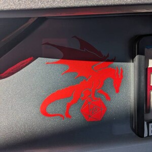 D20 Dragon Decal Vinyl Decal, Bumper Sticker for Cars, Laptops - Etsy