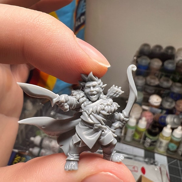 Human Adventurer Dnd Inspired Fantasy Dnd Tabletop RPG Mini Great ...