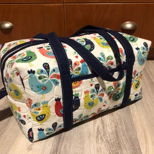 PDF Holland Duffle Pattern Quilted Boxy Duffle Bag PDF Pattern - Etsy ...