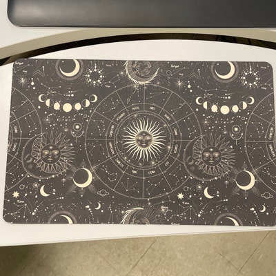 Zodiac Signs Desk Mat Astrology Mouse Pad Extended Gaming - Etsy