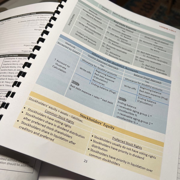 2023 | CPA Exam Review Notes - FAR | Digital Download | 37 Pages ...