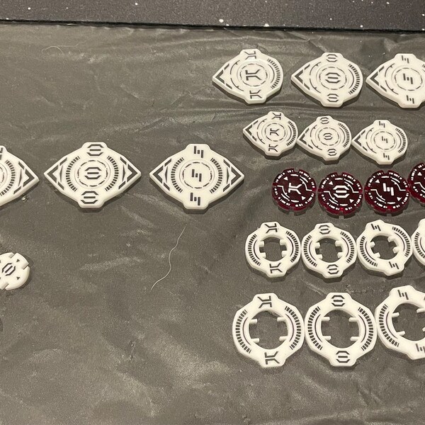 Acrylic Tokens Set - X-wing Arc Lock System - Etsy