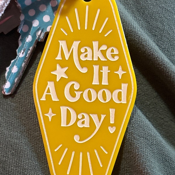 Motel Keychain Positive Affirmation Optimism Gift Kindness is Magic ...