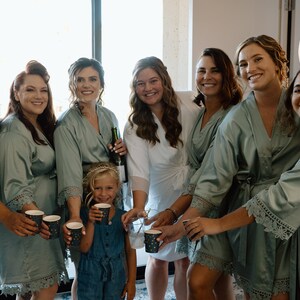 Personalized Bridesmaid Robes Robes for Flower Girls Bridesmaid Gift ...