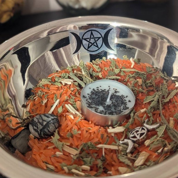 Goddess Persephone Altar Tin, Queen of the Underworld Shrine Kit ...