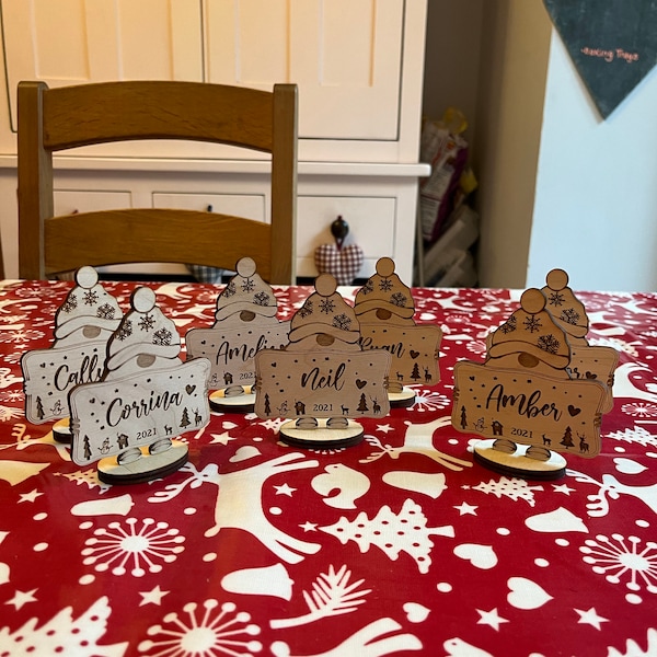 Personalised Christmas Place Names, Christmas Gnome, Christmas ...