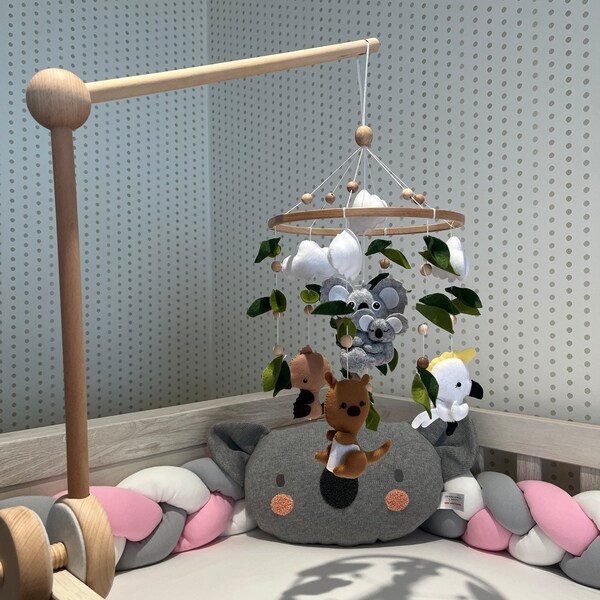 Australian Baby Mobile Australian Animals Baby Mobile Koala Baby Mobile ...