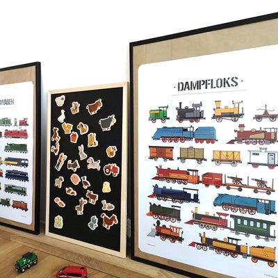 Cargo Train, Diesel Train, Steam Train Print, Train Nursery Decor, Rail ...