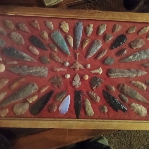 Banded Obsidian Arrowhead/spear Point - Etsy