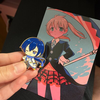 Virtual Vocalist Kaito Hard Enamel Pin - Etsy