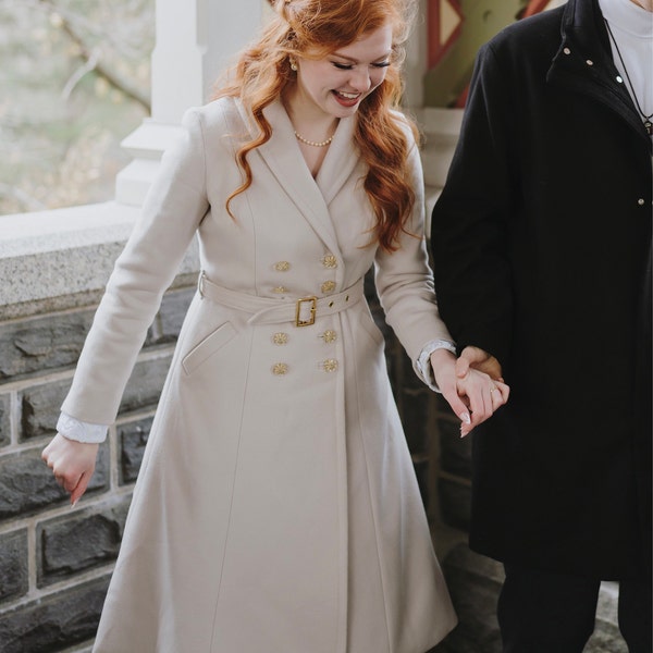 PDF Sewing Pattern | Fully Lined Elegant A-line Coat Pattern – Double ...