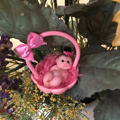 Polymer Clay Babies Awake Blue Eyes Anatomically Correct Baby Boy SIZE ...