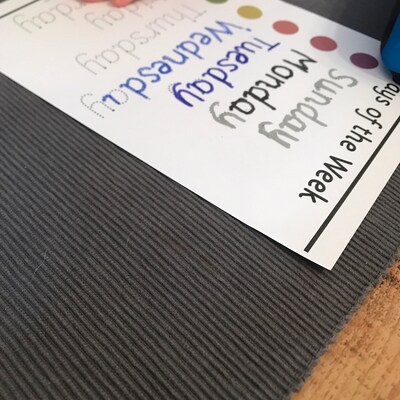 Days of the Week Wheel & Tracing Worksheet, Homeschool Printable ...