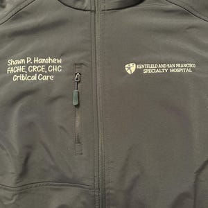 Nephrology Nurse Jacket Dialysis Nurse Jacket Hemodialysis RN Zip ...