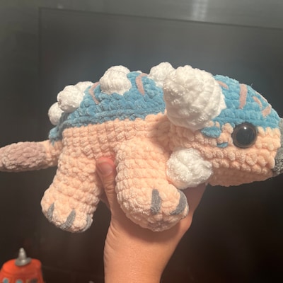 PATTERN ONLY Bumpy Ankylosaurus Cute Crochet Plush Pattern Instructions - Etsy