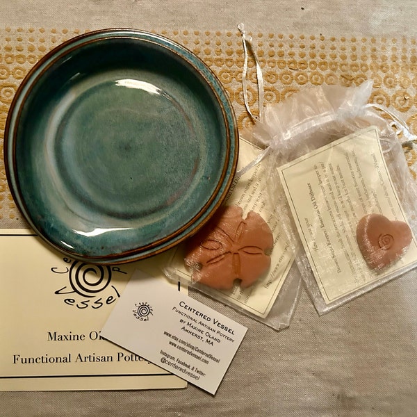 Sugar Saver/ Essential Oil Diffuser Scallop Shell Sugar Keeper Handmade ...