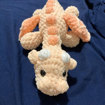 Crochet Dragon Pattern NO SEW, Download Amigurumi PDF Stuffed Animal ...