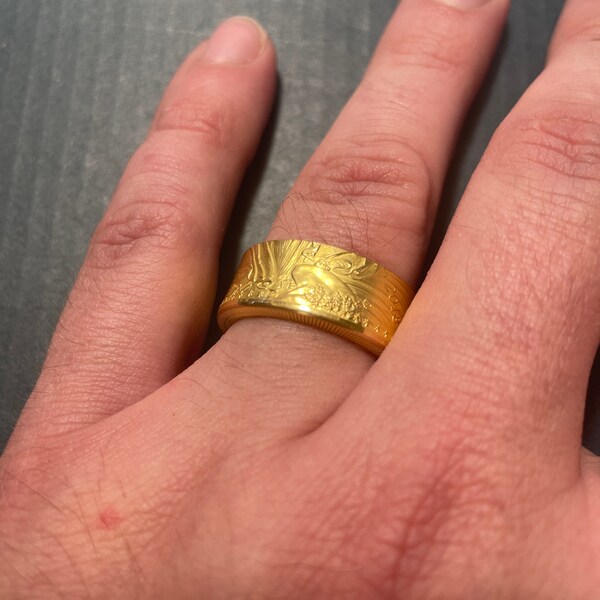 Alaska Gold Ring From 1 Oz .999 Fine Gold Medallion - Etsy