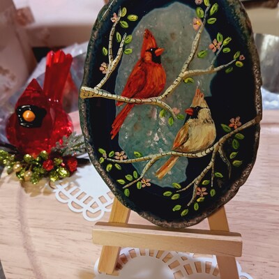 Hand Painted Rock Solar Eclipse 2024 moon & Sun by Inspirationrocks4u ...