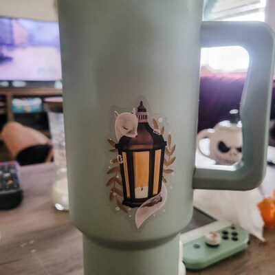 Wishing Well Sticker Overgrown Vinyl, Clear, Matte Cottagecore English ...