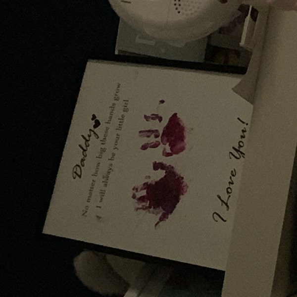 Daddy's Little Girl/boy, Little Boys/little Girls, Handprint Art, Gift ...