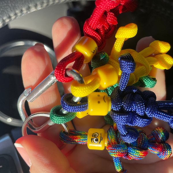 Regulation Zones Paracord Keychain. - Etsy