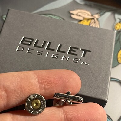 Bullet Cufflinks, Winchester 308 Nickel Bullet Cufflinks, Wedding Cufflinks, Groom Gifts ...