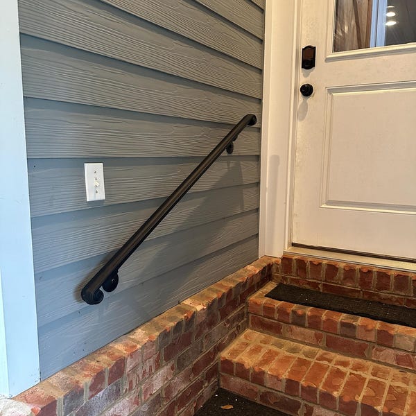 Metal Handrail 2" Molding Cap Volute, Flat Black - Etsy