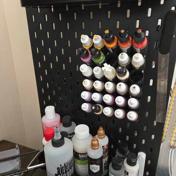 Army Painter, Duncan Rhodes, Citadel Paint Dropper Rack for IKEA Skadis ...