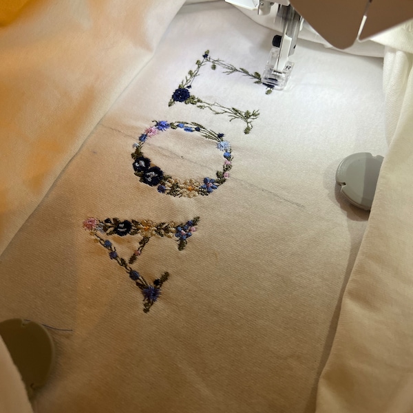 Machine Embroidery Greek Alphabet Dainty Sorority Font 1.7 In/43 Mm ...