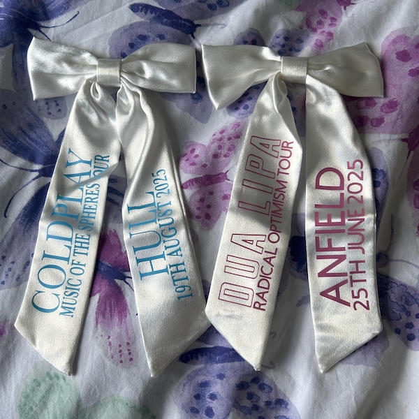 Olivia Rodrigo Olivia Rodrigo Hair Bow XL Hair Bow Concert Hair Bows ...