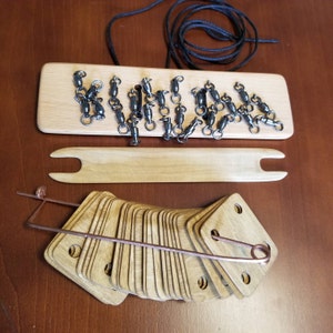 Tablet Weaving Cards /5 Holes Weaving Cards/ Wooden Tablets / | Etsy