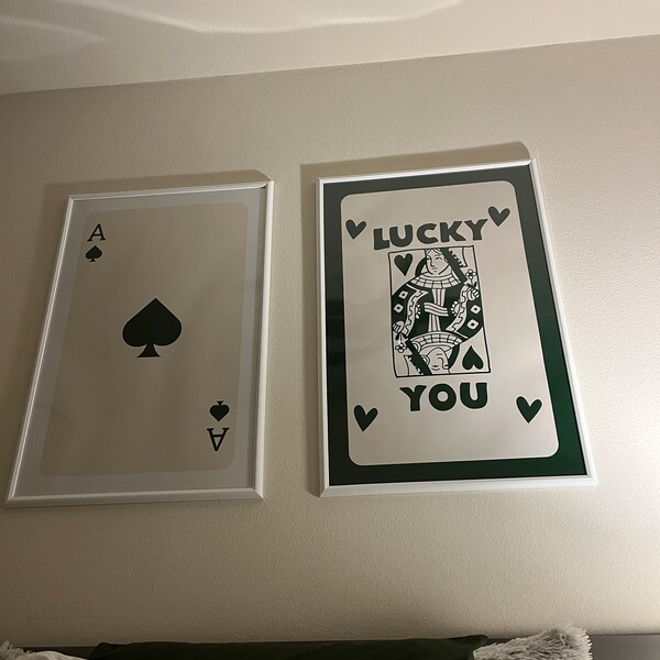 Trendy Retro Wall Art Set of 3 Retro Trendy Aesthetic Print Green Ace ...
