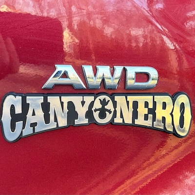 Canyonero Car Emblem Chrome Plastic Not a Decal / Sticker - Etsy