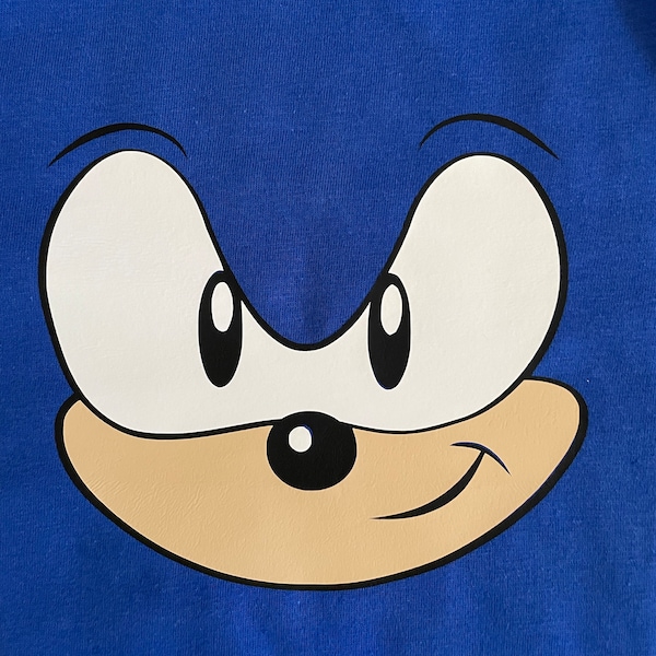 Sonic Face Head Svg Layered - Etsy